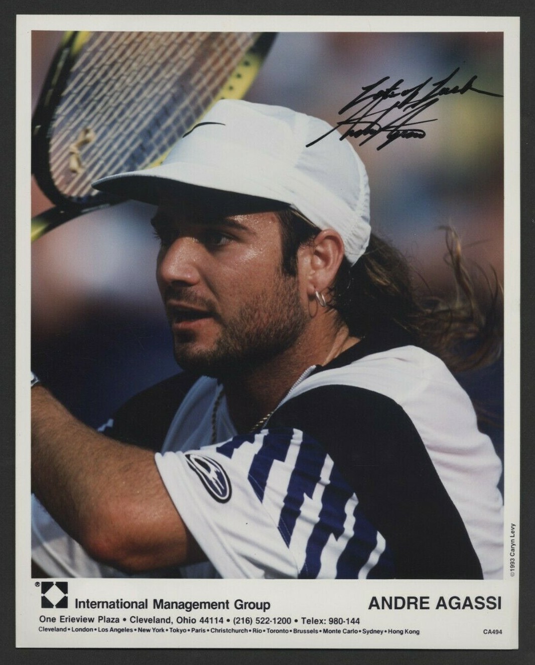 Andre Agassi Autographed Memorabilia | Signed Photo, Jersey ...