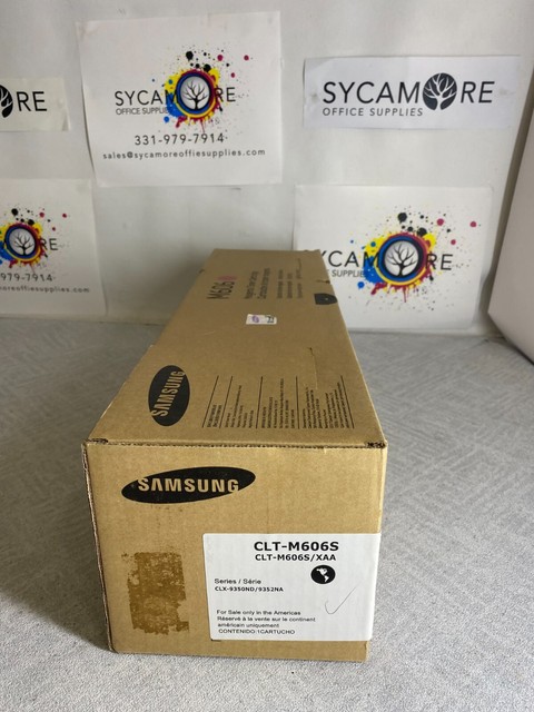 Samsung High Yield Magenta Toner Cartridge Clt-m606s Cltm606s M606 for ...