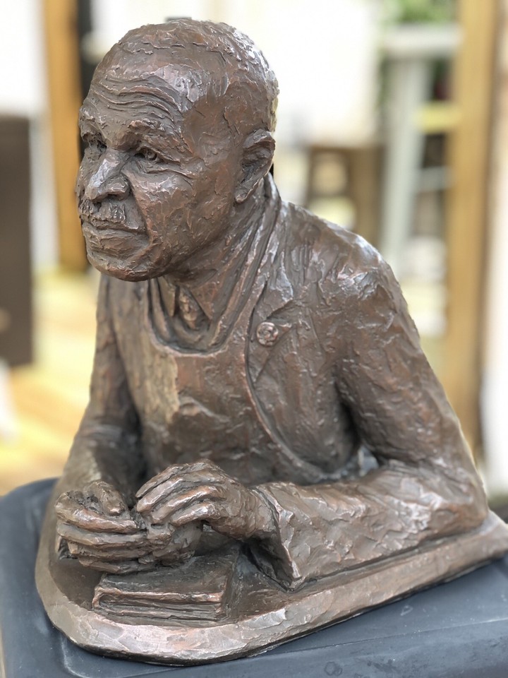 Rare INGE HARDISON (1966) Statue/Sculpture Of George Washington Carver ...