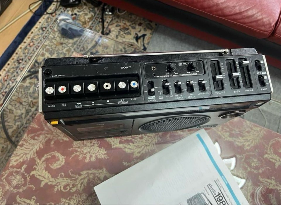 SONY CF-1980 Vintage Boombox Radio Cassette Recorder Fully Serviced ...