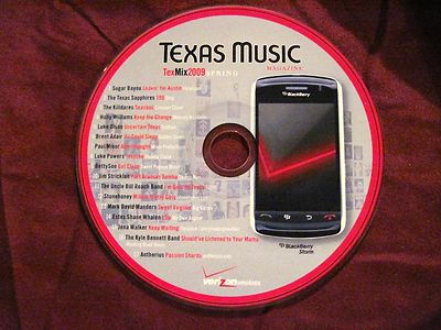 "TEXAS MUSIC MAGAZINE" CD * NM * VARIOUS ARTISTS * SPRING 2009 RELEASE ...