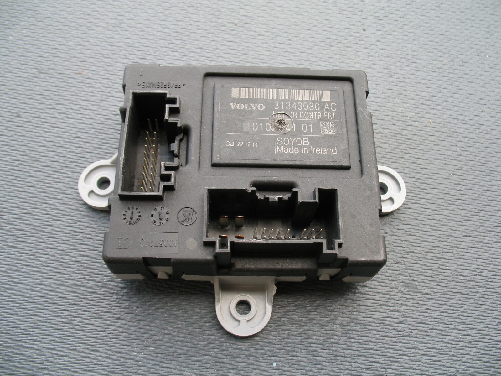 10 11 12 13 14 15 16 17 VOLVO XC60 FRONT RIGHT PASSENGER DOOR MODULE ...