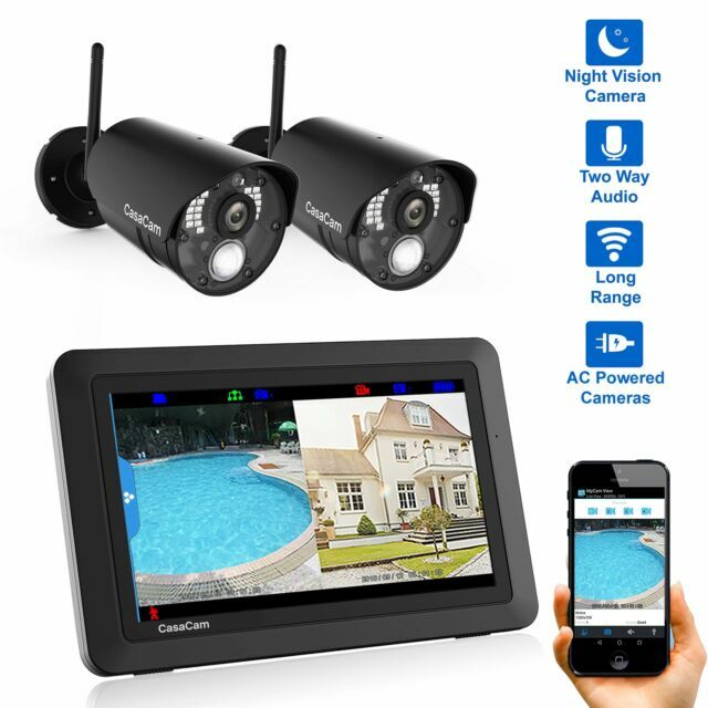 CasaCam VS802 Wireless Security Camera System for sale online | eBay