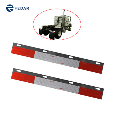 Aluminum Conspicuity Plate Pair Set-Straight | eBay