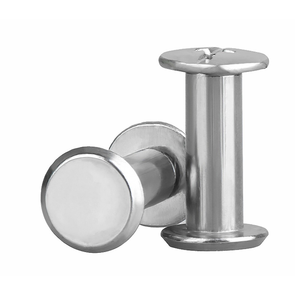 Chicago Screws A2 Stainless Steel Belt Bolt Craft Stud Bind Rivet ...