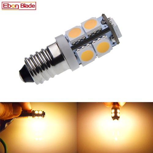 1Pcs E10 Screw LED Light Warm White 1447 9SMD For Torch Flashlight Bulb ...