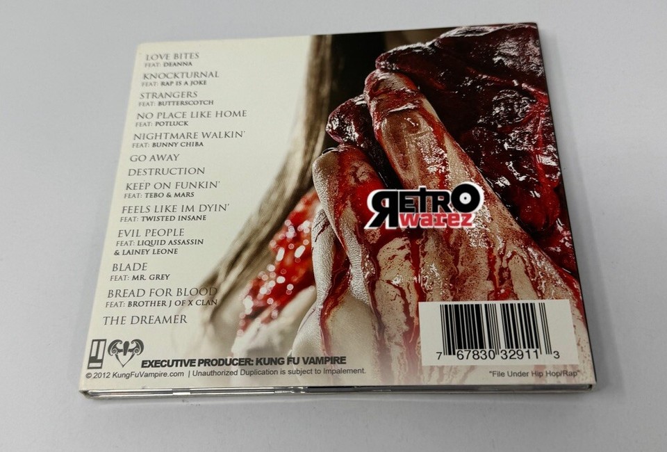 Kung Fu Vampire Love Bites CD X Clan Mars Mad Insanity Potluck ...