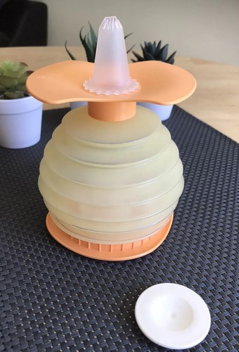 Tupperware Squeeze It Piping Ball Orange Complete 450ml 5 attachments ...