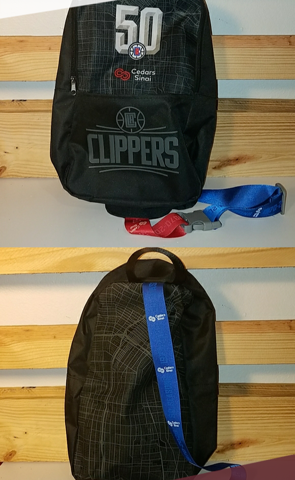 Los Angeles Clippers "50th Anniversary" Sling Backpack SGA 11/24/19 New ...
