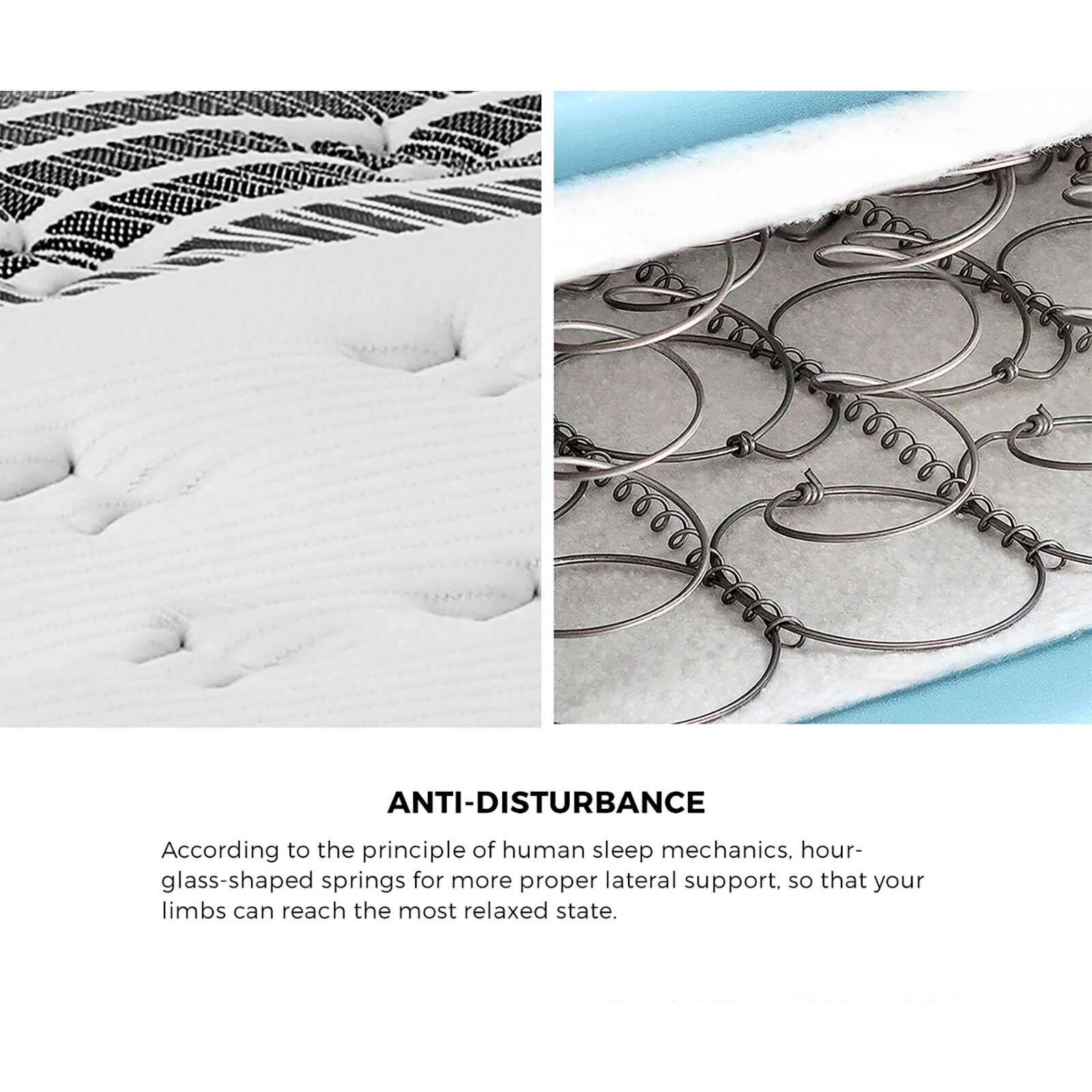 Bedra Double Mattress Breathable Luxury Bed Bonnell Spring Foam Medium ...