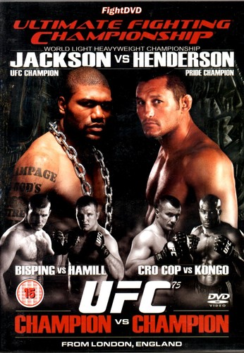 UFC 75 - Champion Vs Champion With Britain'S Ultimate Fighter (DVD) | eBay