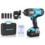 DURATECH 20V Cordless Impact Wrench Sets 1/2" Brushless Impact Driver ...