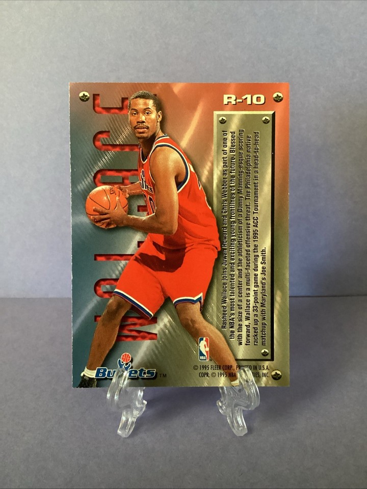 1995-96 Metal ROOKIE Roll Call Silver Spotlight #R10 Rasheed Wallace PARALLEL | eBay