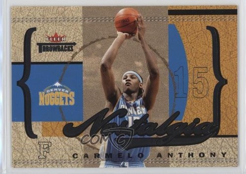 2004-05 Fleer Throwbacks Nostalgia /2003 Carmelo Anthony #7N | eBay