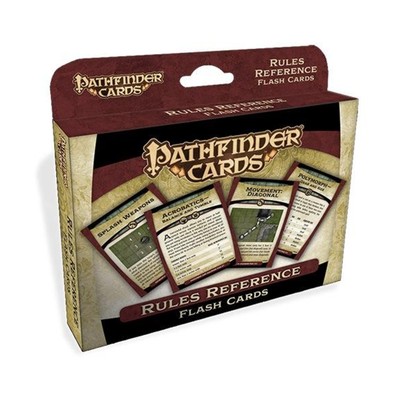 Paizo Pathfinder Rules Reference Flash Cards VG+/NM | eBay