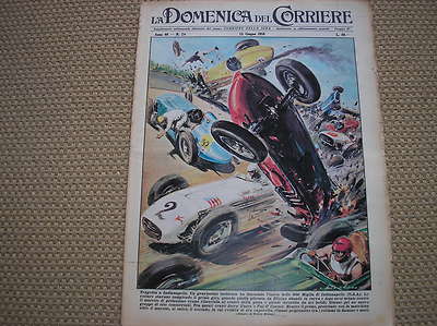 INDIANAPOLIS JERRY UNSER PAT O' CONNOR CAR CRASH COVER 1958 ITALIAN ...