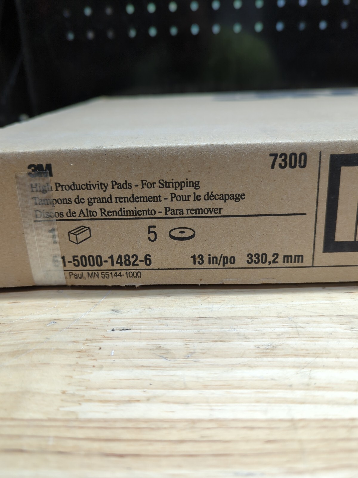 3M 7300 Stripping Pad 13 in Black Pk5 for sale online | eBay