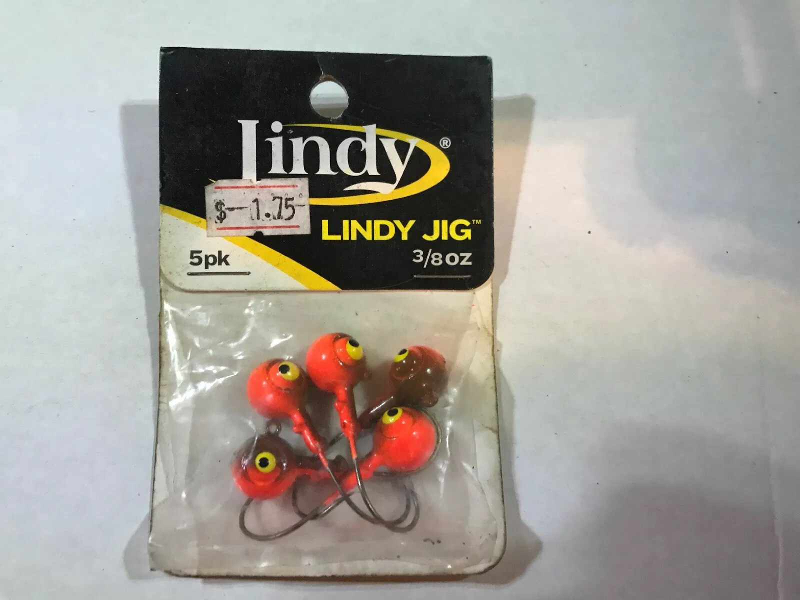 Vintage 5 Pack Lindy Jig 3/8oz Brown/Orange | eBay