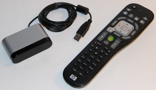 HP Microsoft Media Center Remote Control 5070-2583 USB IR Receiver ...