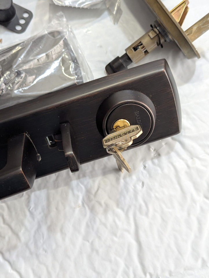 Baldwin Soho Left Handed Sectional Handleset, Interior Lever - Venetian ...