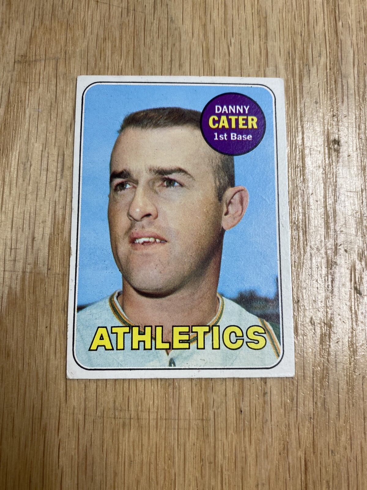1969 Topps Baseball Danny Cater Oakland Athletics Card #44 | eBay