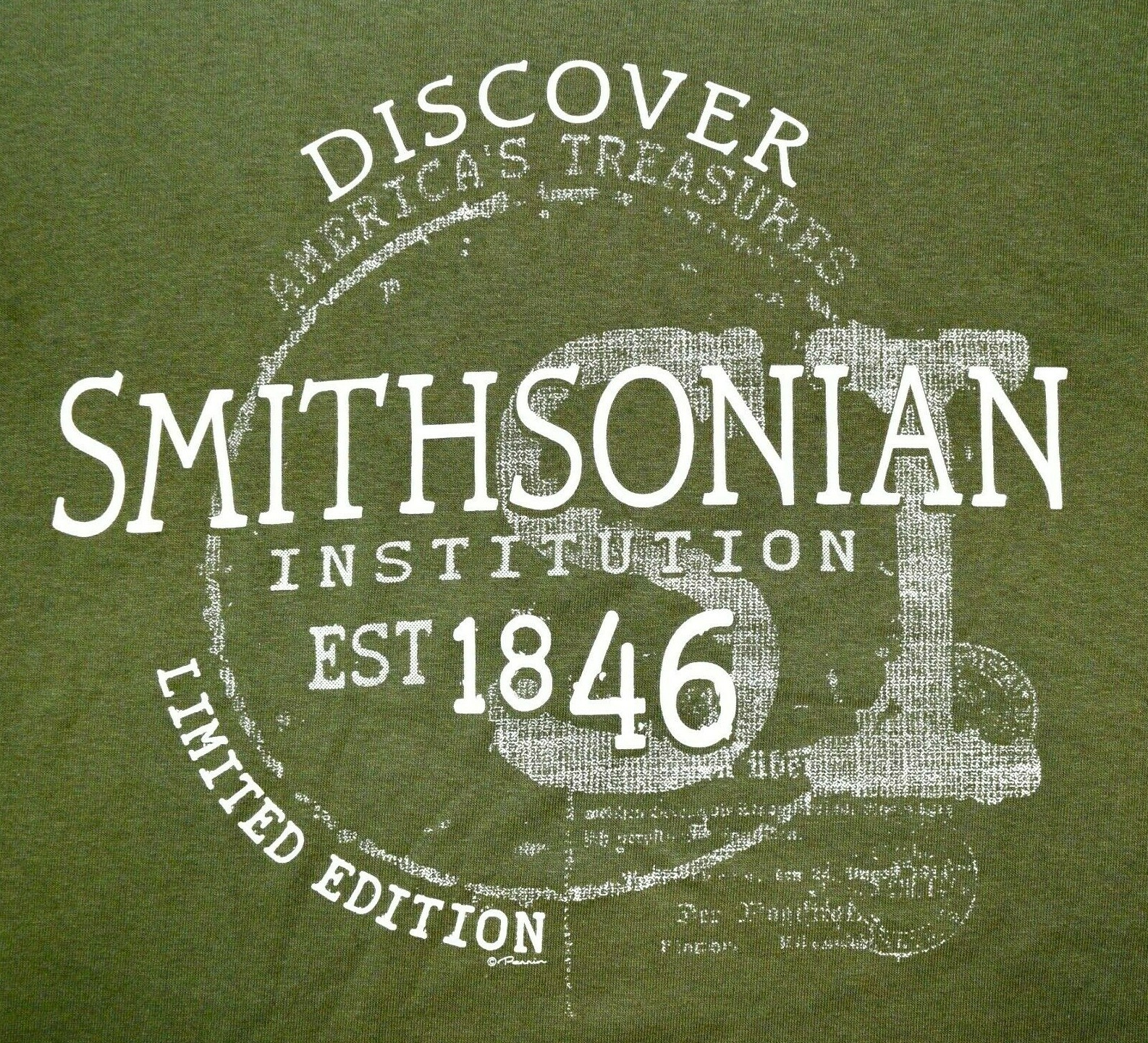 SMITHSONIAN INSTITUTION 1846 Limited Edition T-Shirt, Men's Size SMALL ...