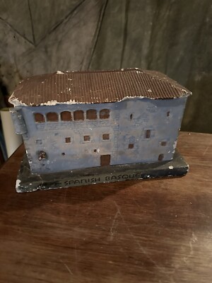 WPA Spanish Basque Chalkware Teaching Aid Art Great Depression House ...