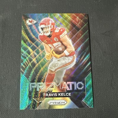 Travis Kelce 2023 Panini Prizm #10 Green Wave Prizm Prizmatic | eBay
