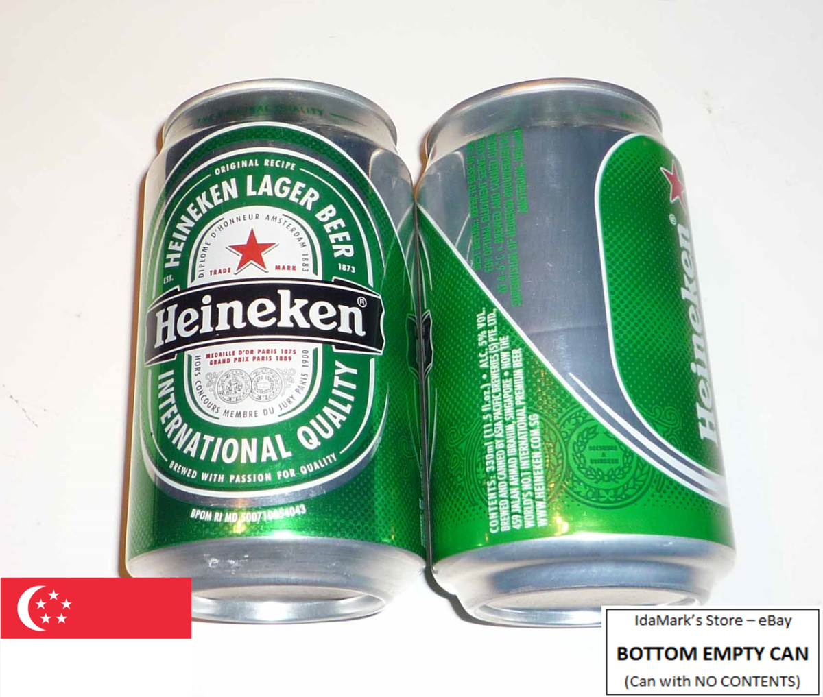 Canette De Bière Heineken Irvine Californie Mars 2018 Canette Roi