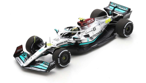Mercedes AMG W13 E Lewis Hamilton #44 2° GP Francese 2022 S8542 Spark 1 ...