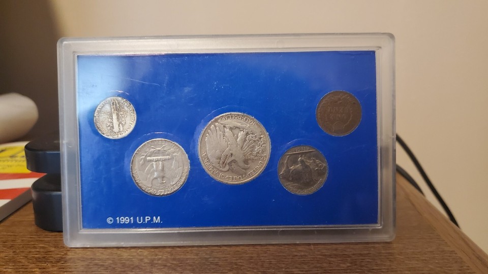 The American Legacy Coin Collection 5 Piece - Half, Quarter, Dime ...