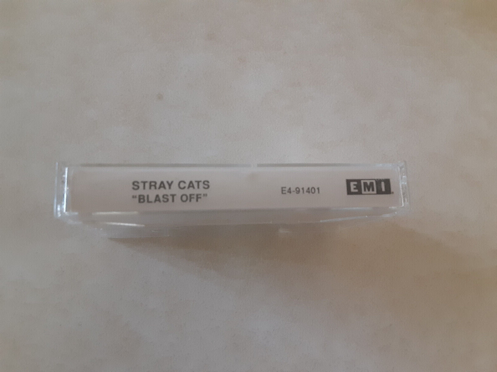 Stray Cats "Blast Off" EMI RARE Advance Cassette Tape Brian Setzer ...