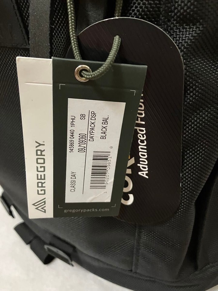 Zaino balistico Gregory Day Pack DSP tutto nero 46 cm dal Giappone | eBay