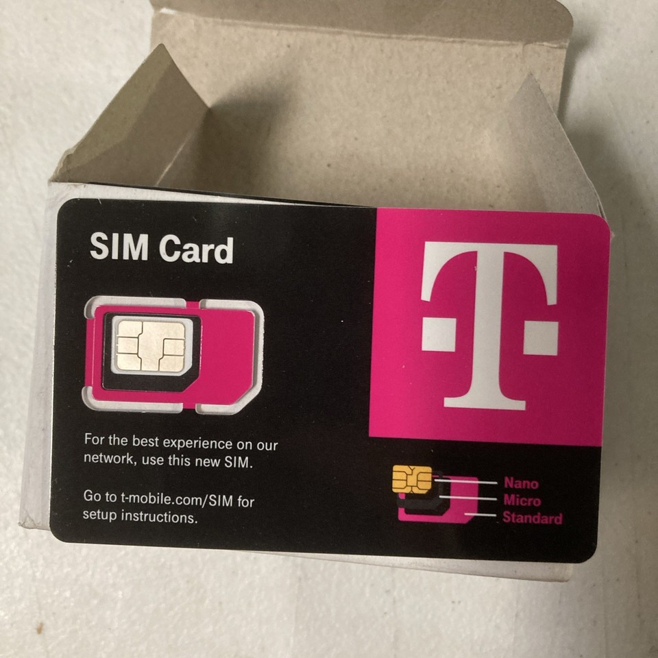 T-Mobile SIM Card Unlimited 5G/4G LTE Prepaid Plan - 30 Days | eBay