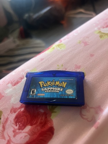Pokemon Sapphire GBA Game Boy Advance Authentic Tested - New Battery ...