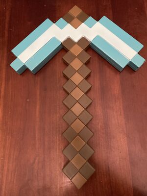 plastic minecraft pickaxe | eBay