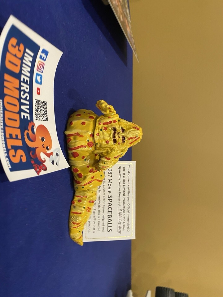 SPACEBALLS Pizza The Hutt Custom Posable Action Figure 3.75 collectable ...