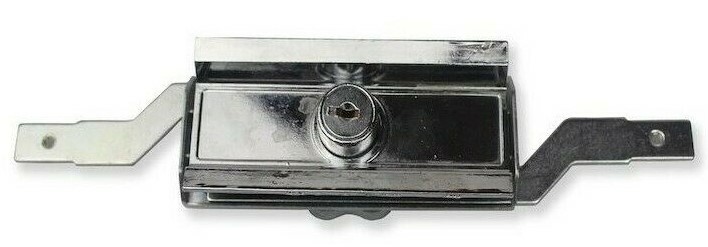 Steel Line Garage Door Lock Roller Shutter Lock c/w Silver Facia & 2 ...