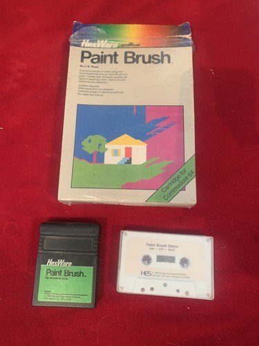 Paint Brush Commodore 64 Tape & Cartridge C64 Very Rare Art | eBay