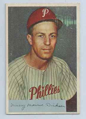 1954 BASEBALL BOWMAN #111 MURRY DICKSON EX-MT PLUS. | eBay
