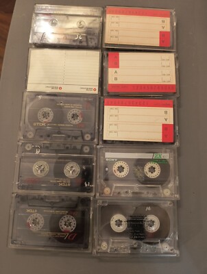 Pre-Recorded Cassette Tapes Lot of 10 Memorex Maxell Sony TDK | eBay