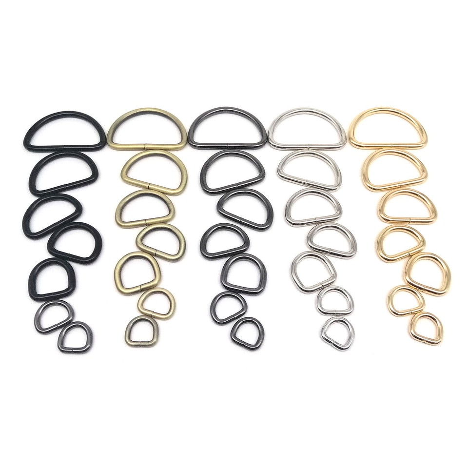 Metal High Quality Leather Hand Bag Purse Strap Belt Web Dee D Ring ...