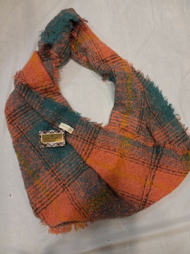 Simply Southern green/pink/yellow plaid scarf | eBay