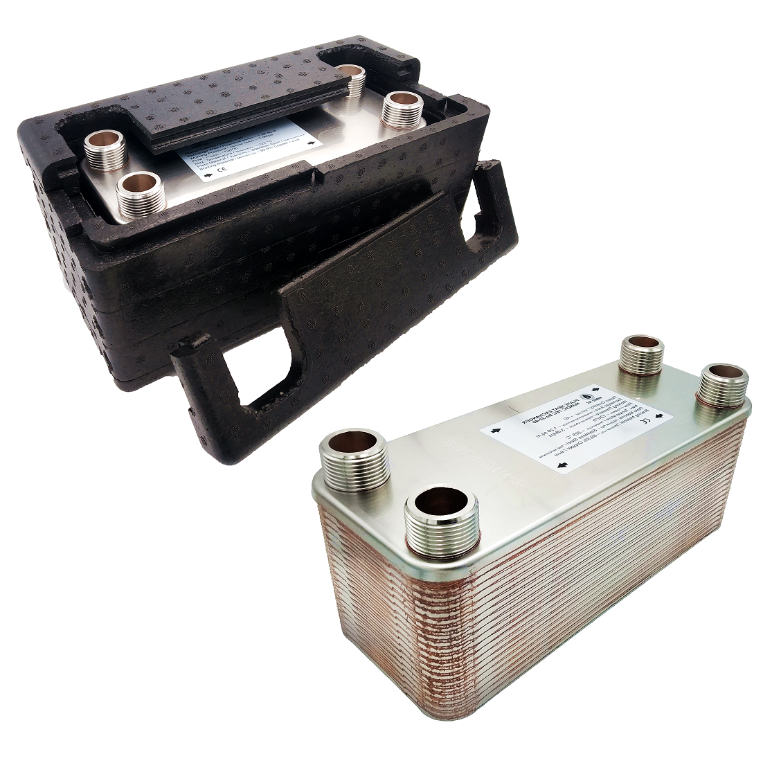 Nordic TEC Edelstahl Plattenwärmetauscher Wärmetauscher 100kW-285kW ...