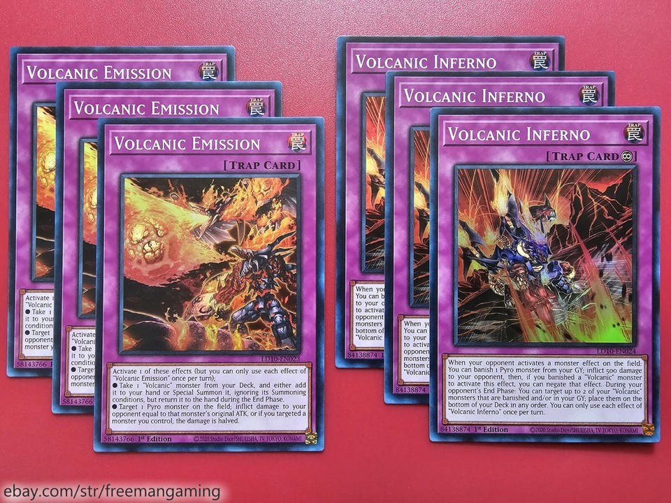 Yugioh Volcanic Deck 40 Cards Emperor Trooper Complete Budget ...