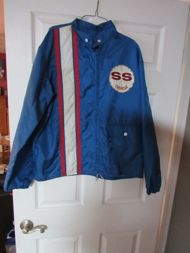 Vintage Chevy 1 Chevrolet Blue Racing Jacket Chevelle SS Horizon M | eBay