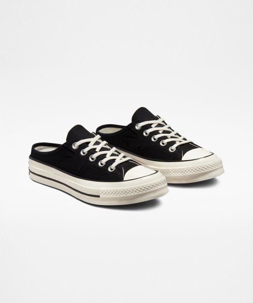 New Converse Chuck 70 Mule Canvas Sneakers - Foundation Black (172591C ...