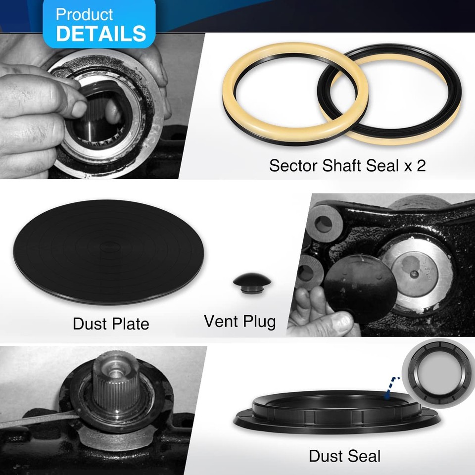 Replace for Sheppard M100 M90 Power Steering Gear, Sector Shaft Seal ...