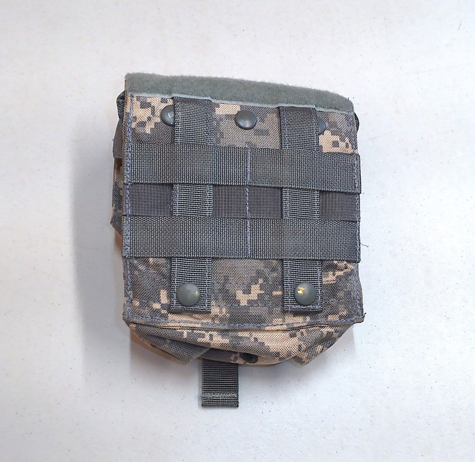 US Army ACU UCP Camouflage MOLLE Ammo Utility Pouch w/ Dump Lid ...