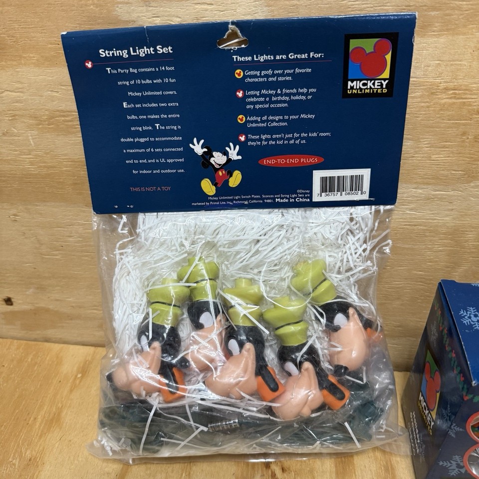 Disney Mickey Unlimited Goofy Figural String Lights Goofy Holiday ...